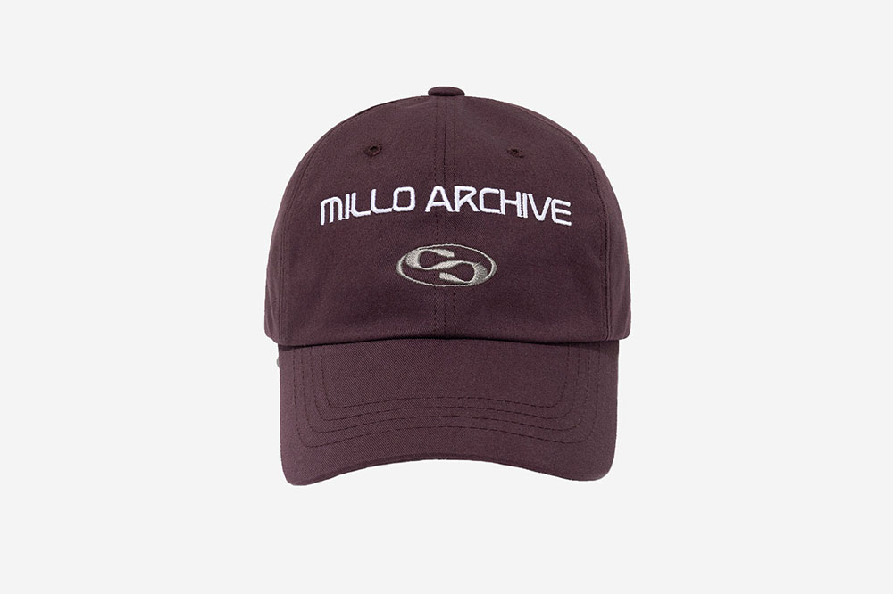 밀로 아카이브 클리어 엠블럼 볼 캡 버건디 | Millo Archive | KREAM