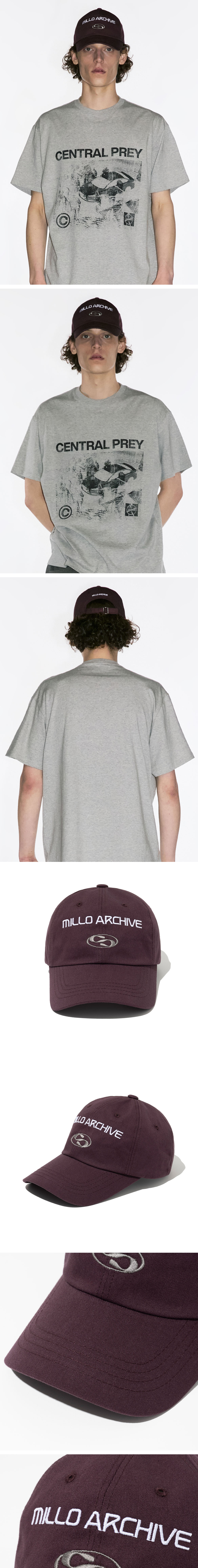 밀로 아카이브 클리어 엠블럼 볼 캡 버건디 | Millo Archive | KREAM