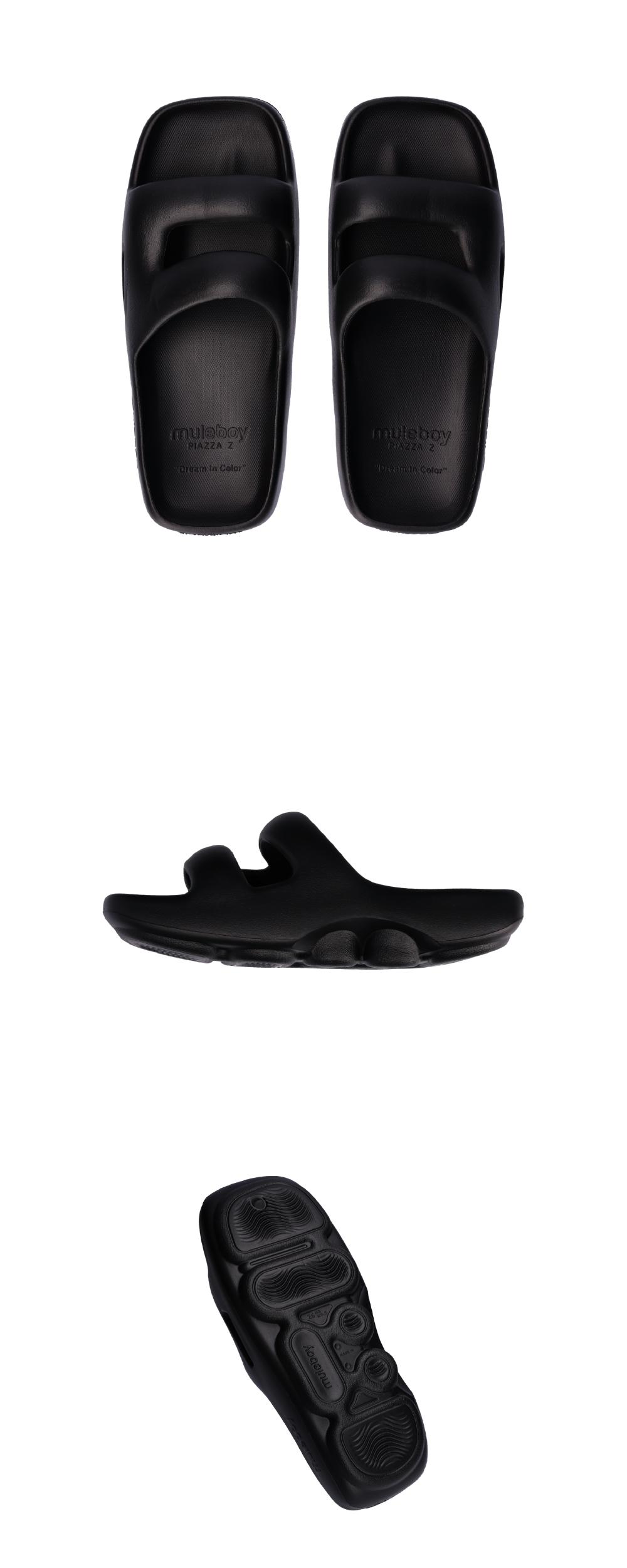 뮬보이 피아차 제트 슬라이드 블랙 | MULEBOY | KREAM
