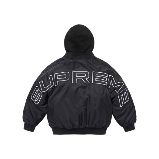슈프림 미첼 & 네스 트윌 스타디움 자켓 블랙 - 24FW | Supreme 슈프림 미첼 & 네스 트윌 스타디움 자켓 블랙 - 24FW | Supreme