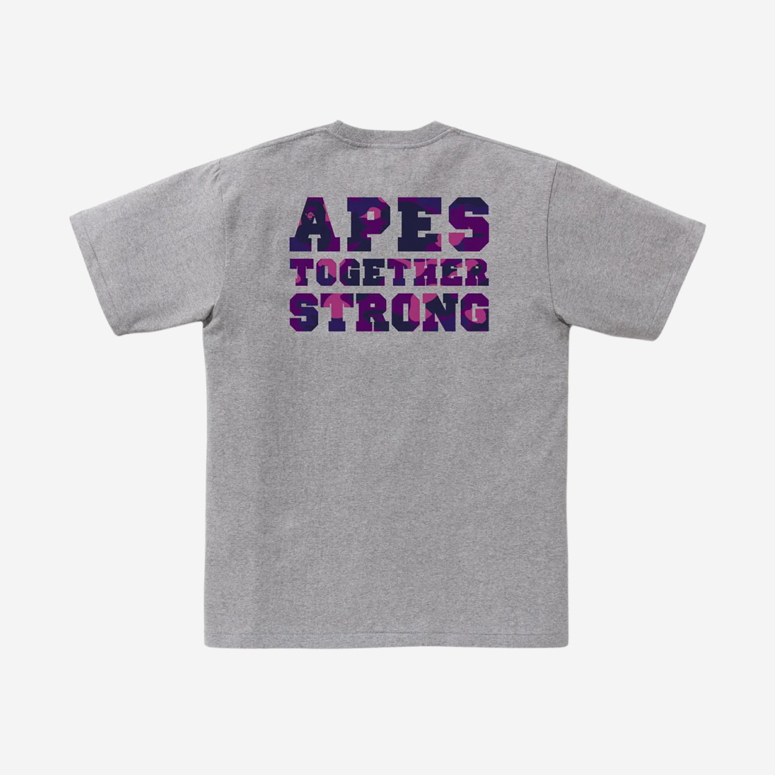 베이프 컬러 카모 컬리지 Ats 티셔츠 그레이 | BAPE | KREAM