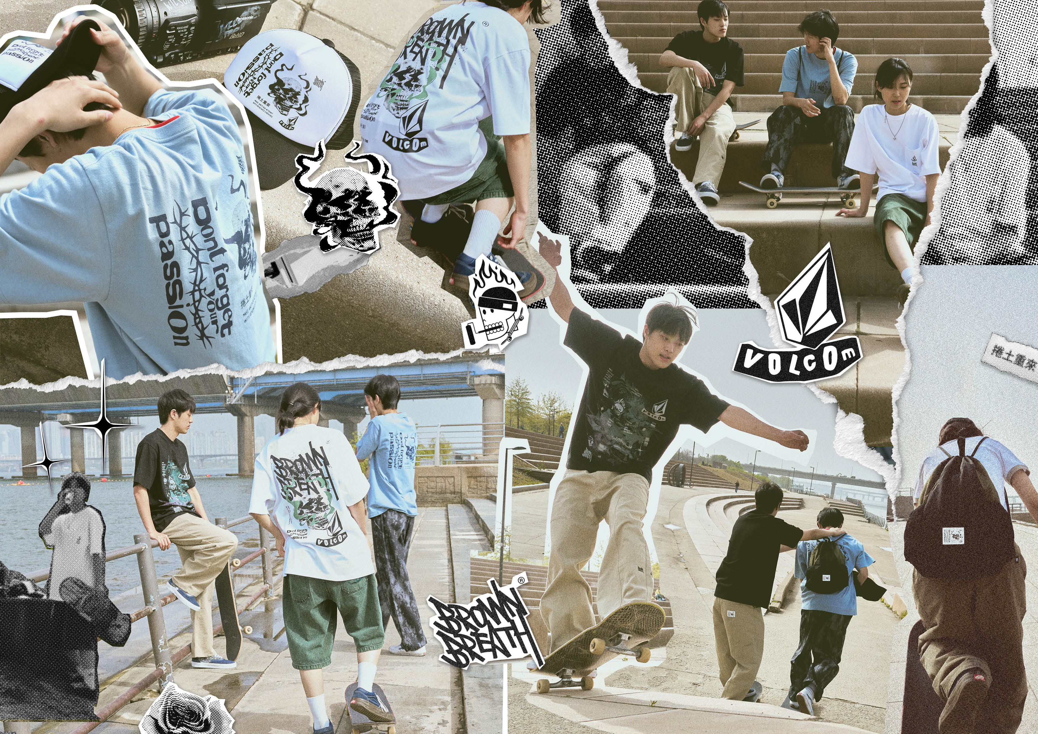 볼컴 x 브라운브레스 콜라보 캡슐 컬렉션 ~22% | KREAM