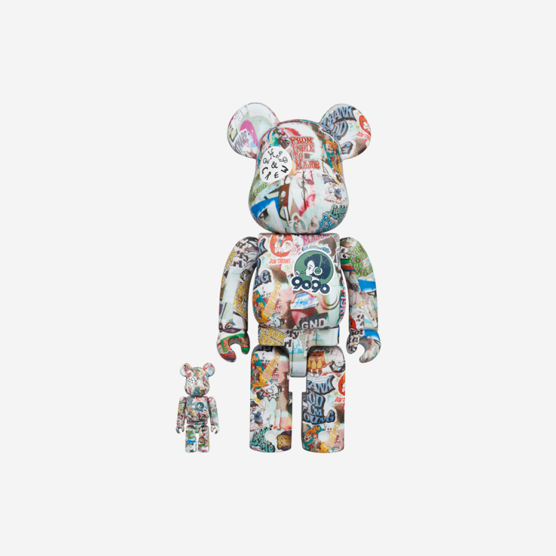 베어브릭 x 9090 x S.H.I.P & 크루 100％ & 400％ 세트 | Bearbrick | KREAM