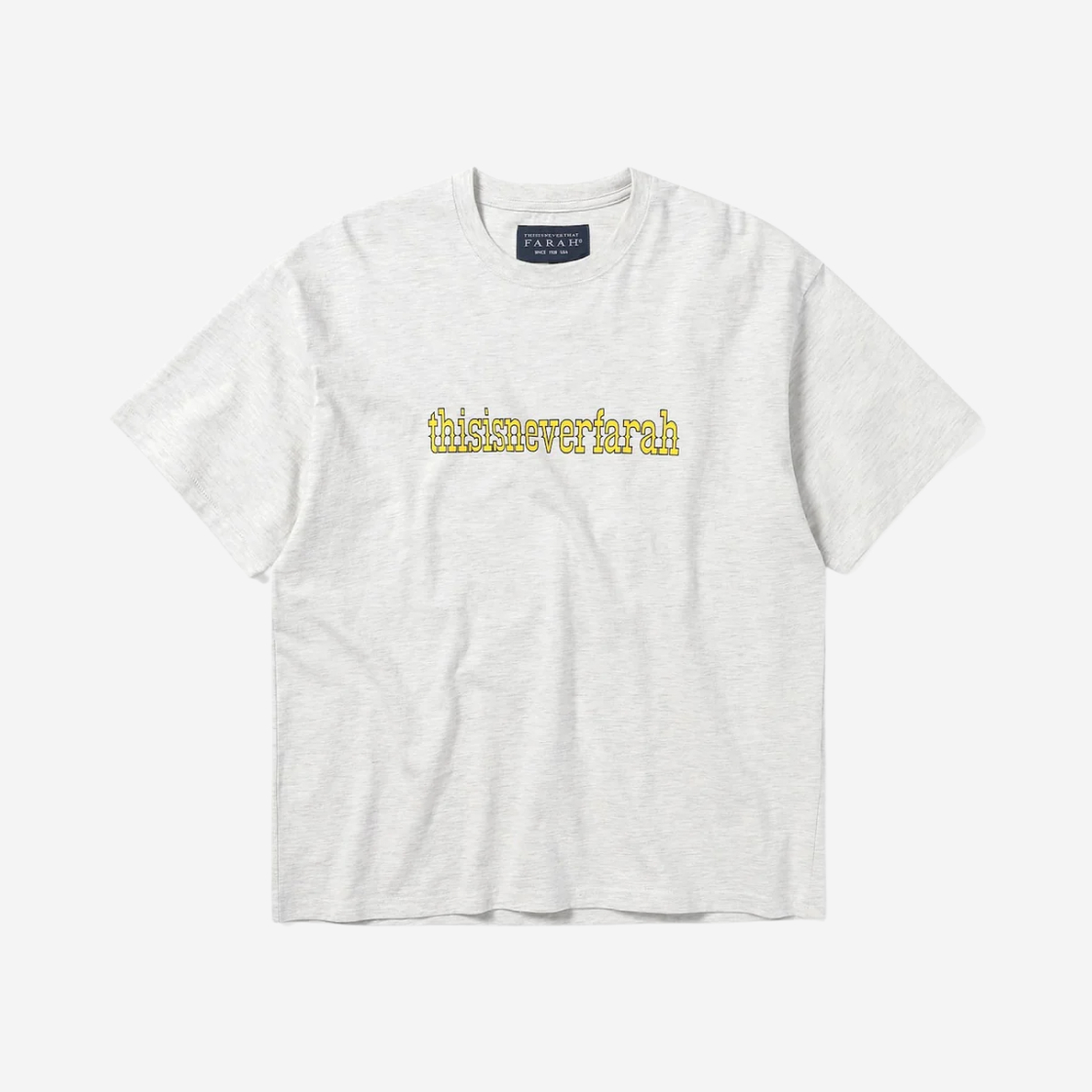 디스이즈네버댓 x 파라 포인티드 로고 티셔츠 오트밀 | Thisisneverthat | KREAM