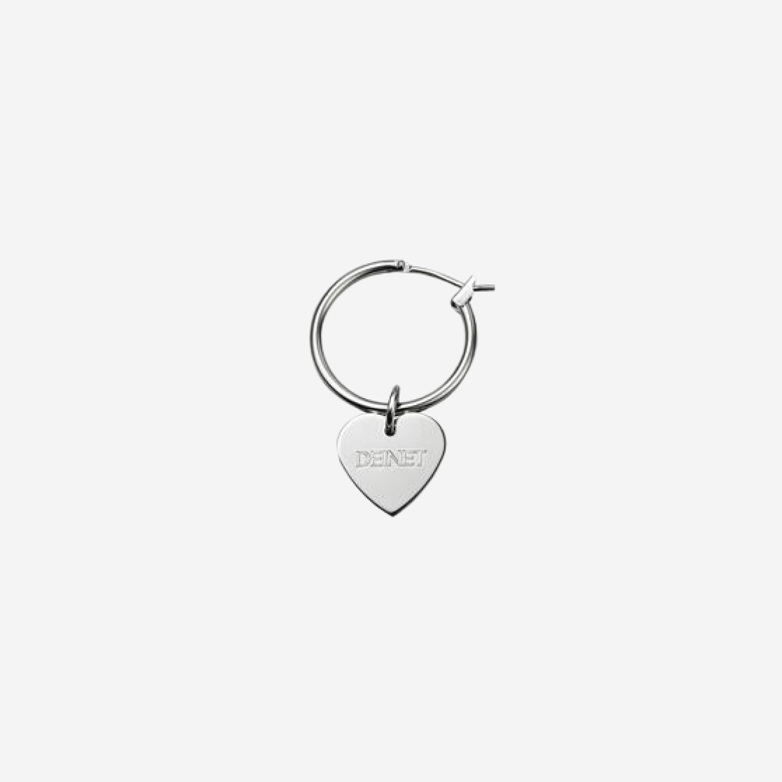 (W) 다이닛 하트 드롭 이어링 실버 | Deinet | KREAM