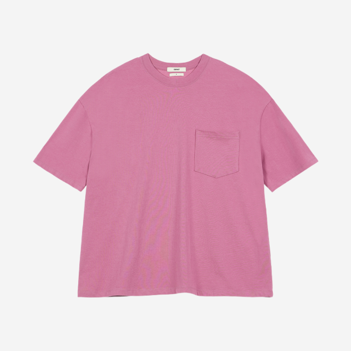 (W) 다이닛 박시 베이직 포켓 티셔츠 핑크 | Deinet | KREAM