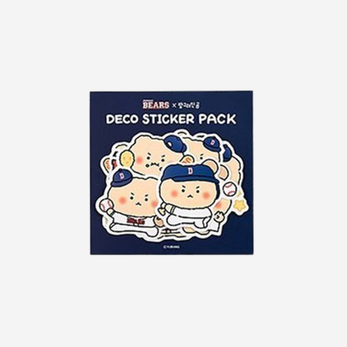 두산 베어스 x 망그러진곰 데코 스티커 팩 | Doosan Bears | KREAM