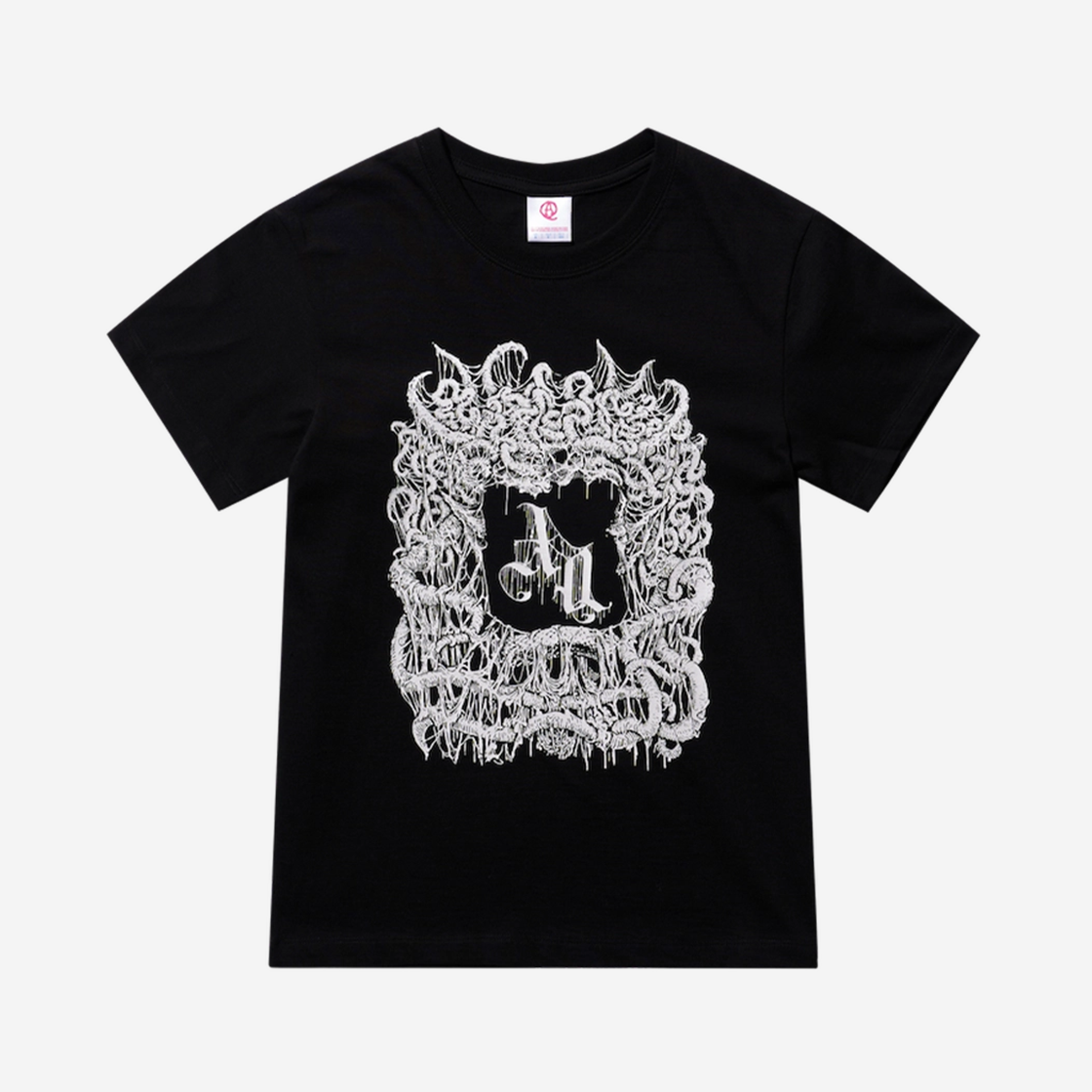 알버트 X 에이큐 체 로트 반팔 티셔츠 블랙 | AQ | KREAM