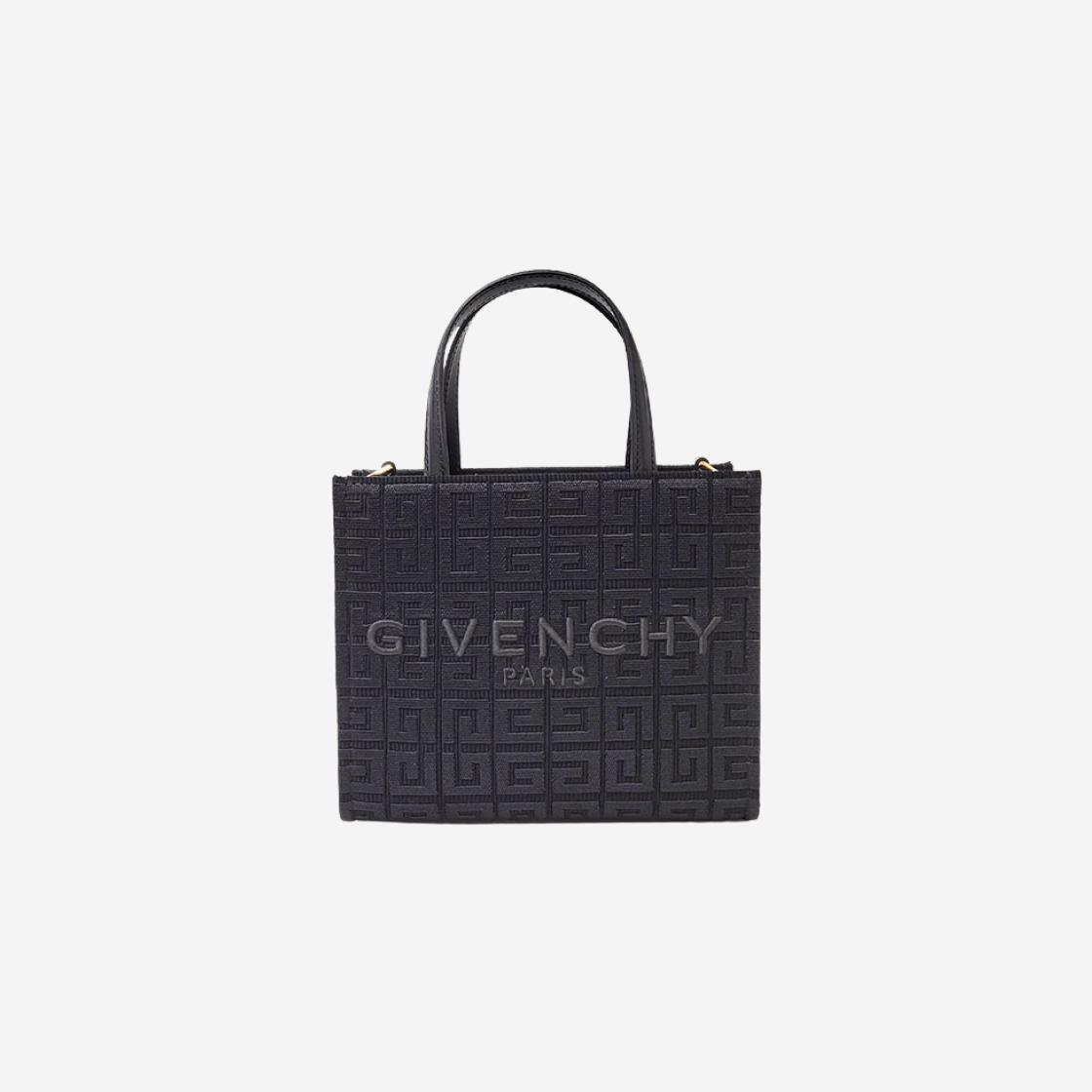 지방시 4G 자수 미니 G 토트 쇼핑백 블랙 | Givenchy | KREAM