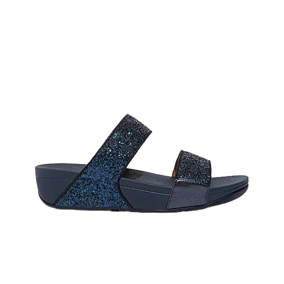(W) 핏플랍 루루 글리터 슬라이드 미드나잇 네이비 | FITFLOP | KREAM