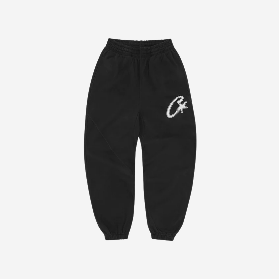 코르테이즈 사틴 C 스타 아플리케 바텀 블랙 | Corteiz | KREAM