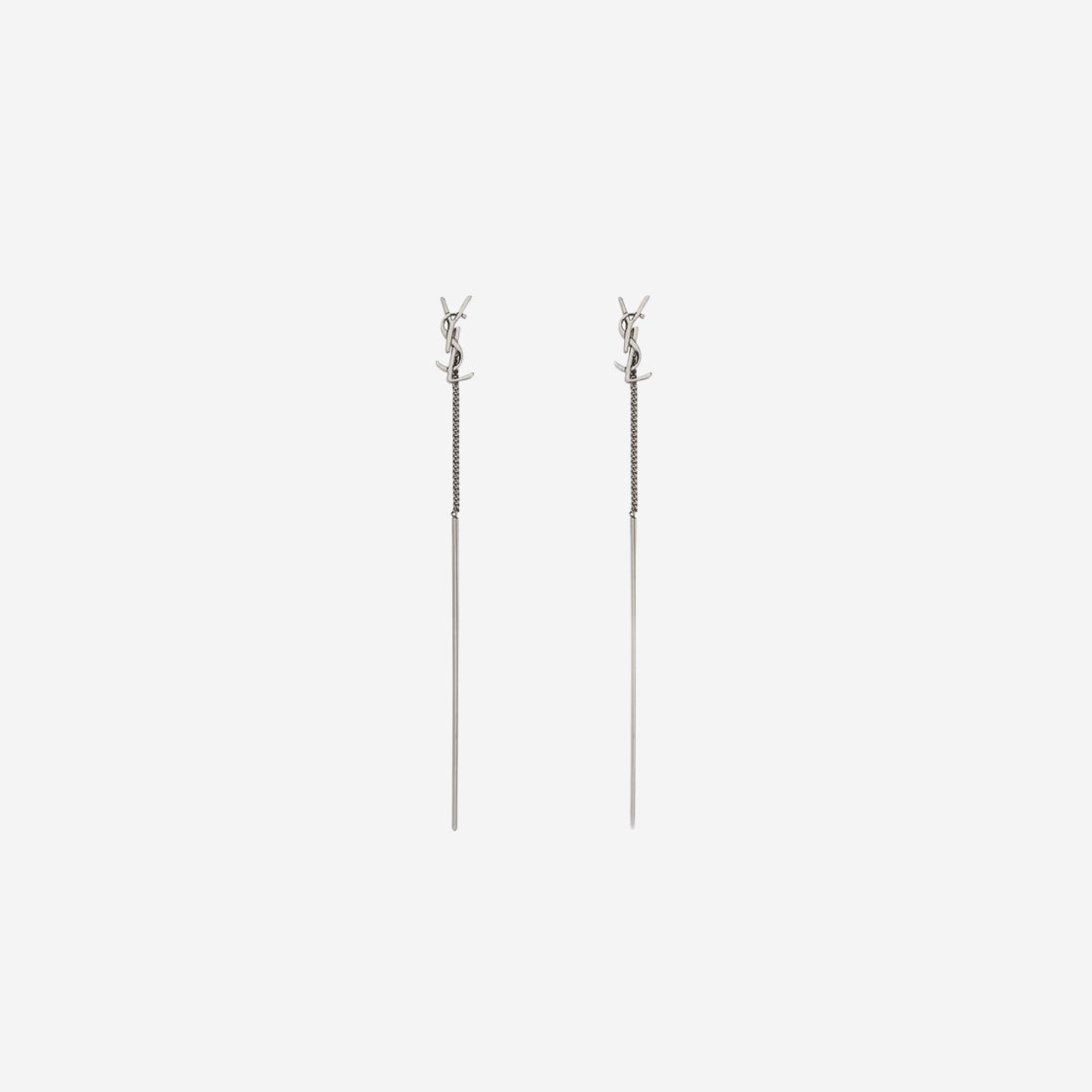 (W) 생로랑 메탈 오피움 YSL 트레더 이어링 미러 | Saint Laurent | KREAM