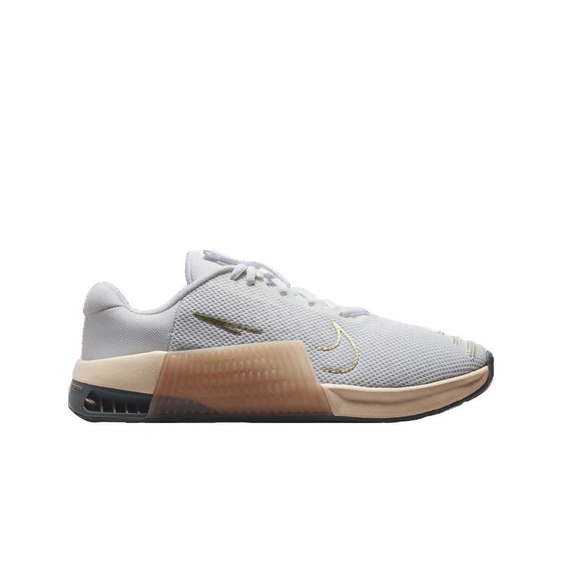 (W) 나이키 메트콘 9 화이트 메탈릭 골드 그레인 샌드드리프트 화이트 | Nike | KREAM