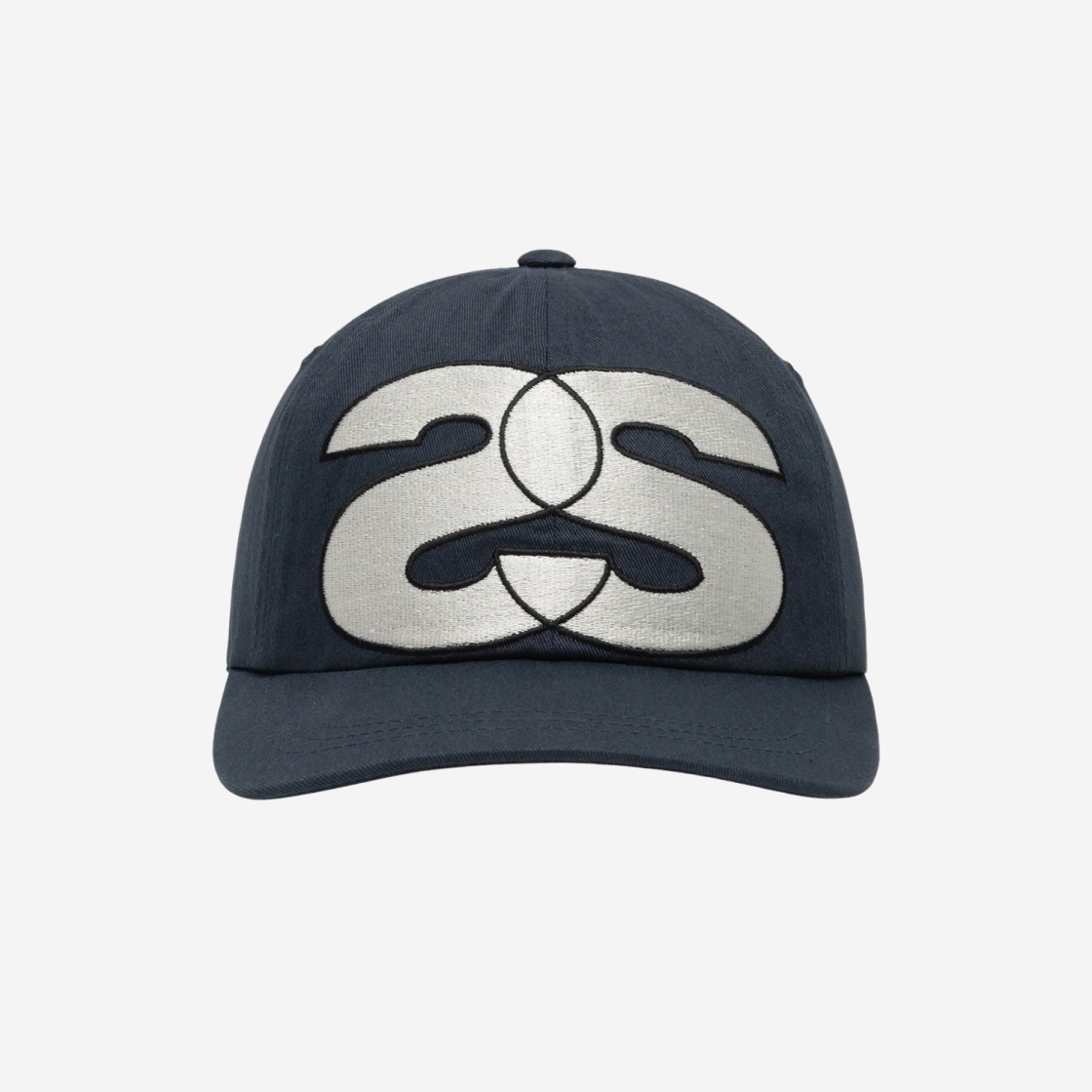스투시 빅 Ss 로우 프로 스냅백 네이비 Stussy Kream