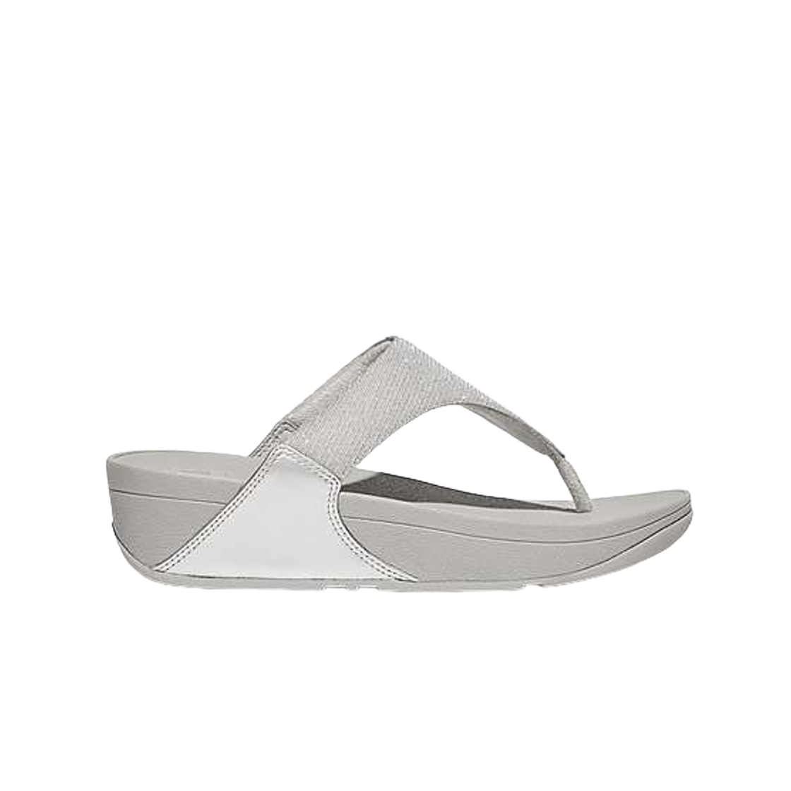 (W) 핏플랍 루루 쉬머럭스 토 포스트 샌들 실버 | FITFLOP | KREAM