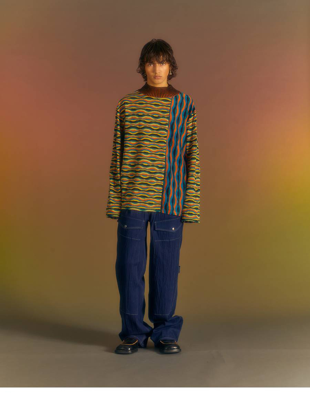 ADSB 앤더슨벨 맘모스 터틀넥 스웨터 멀티 | ADSB ANDERSSON BELL | KREAM