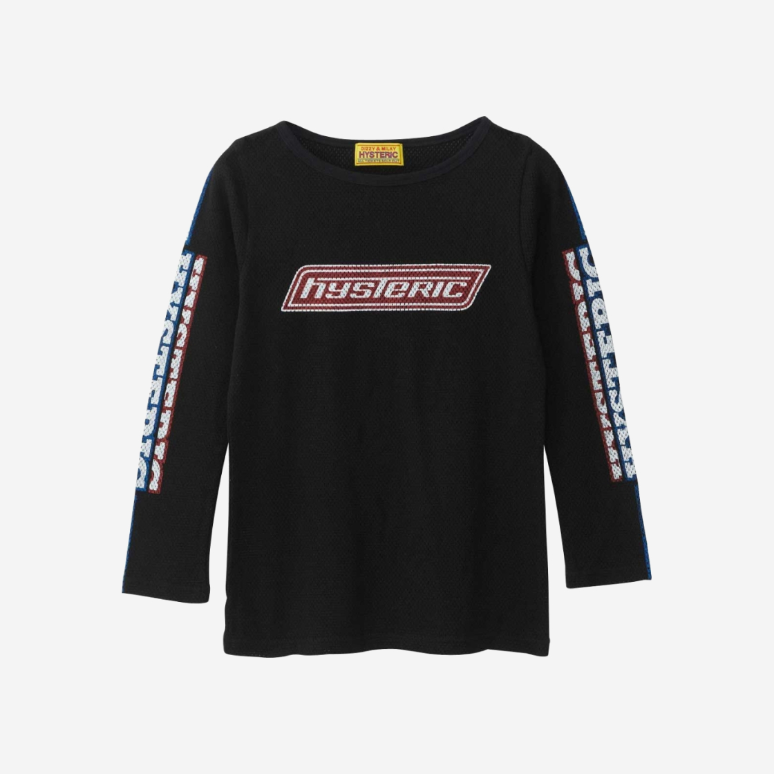 (W) 히스테릭 글래머 빅슨 걸 티셔츠 블랙 | Hysteric Glamour | KREAM