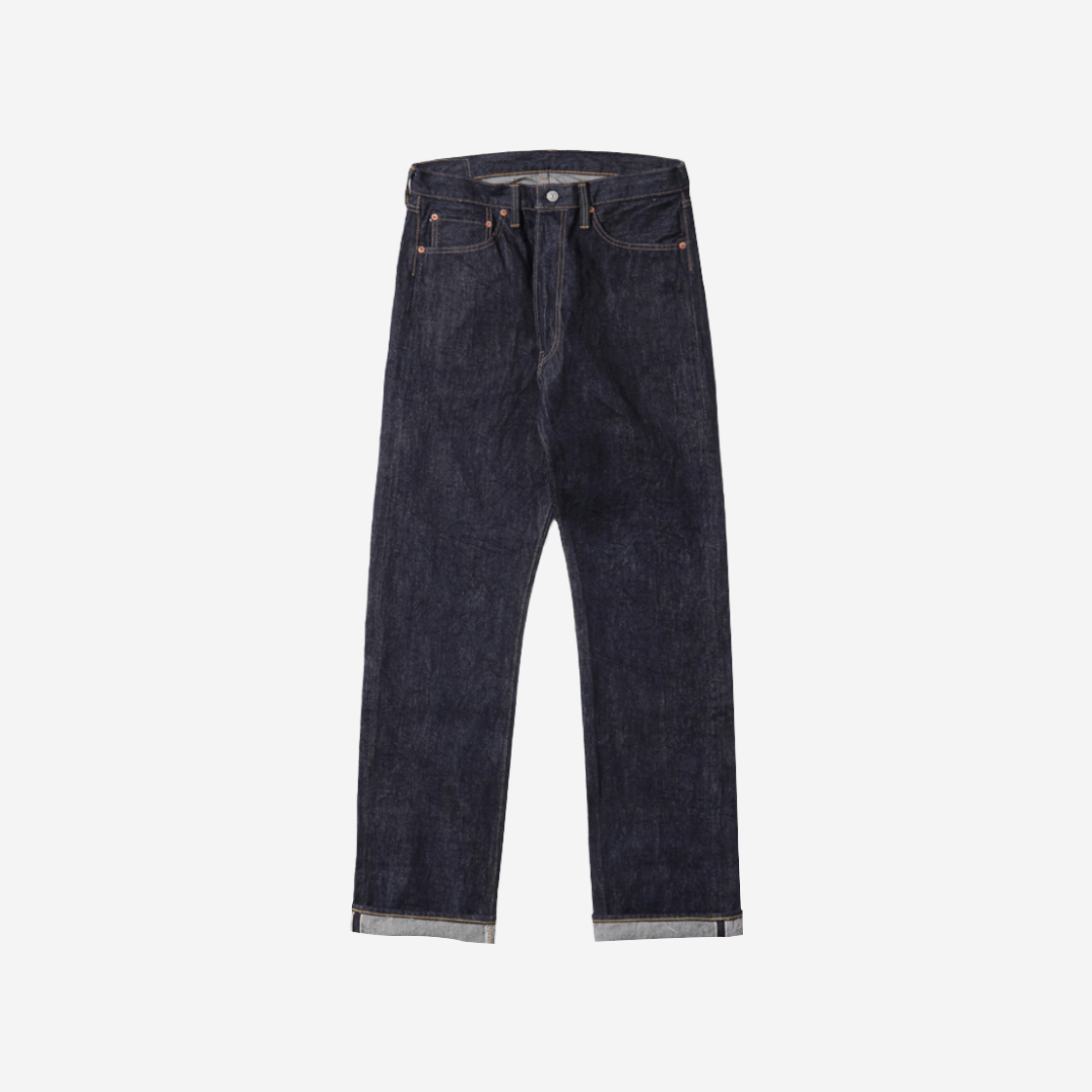 슈가 케인 14온즈 데님 1955Z 모델 지퍼 플라이 원 워시 | Sugar Cane | KREAM