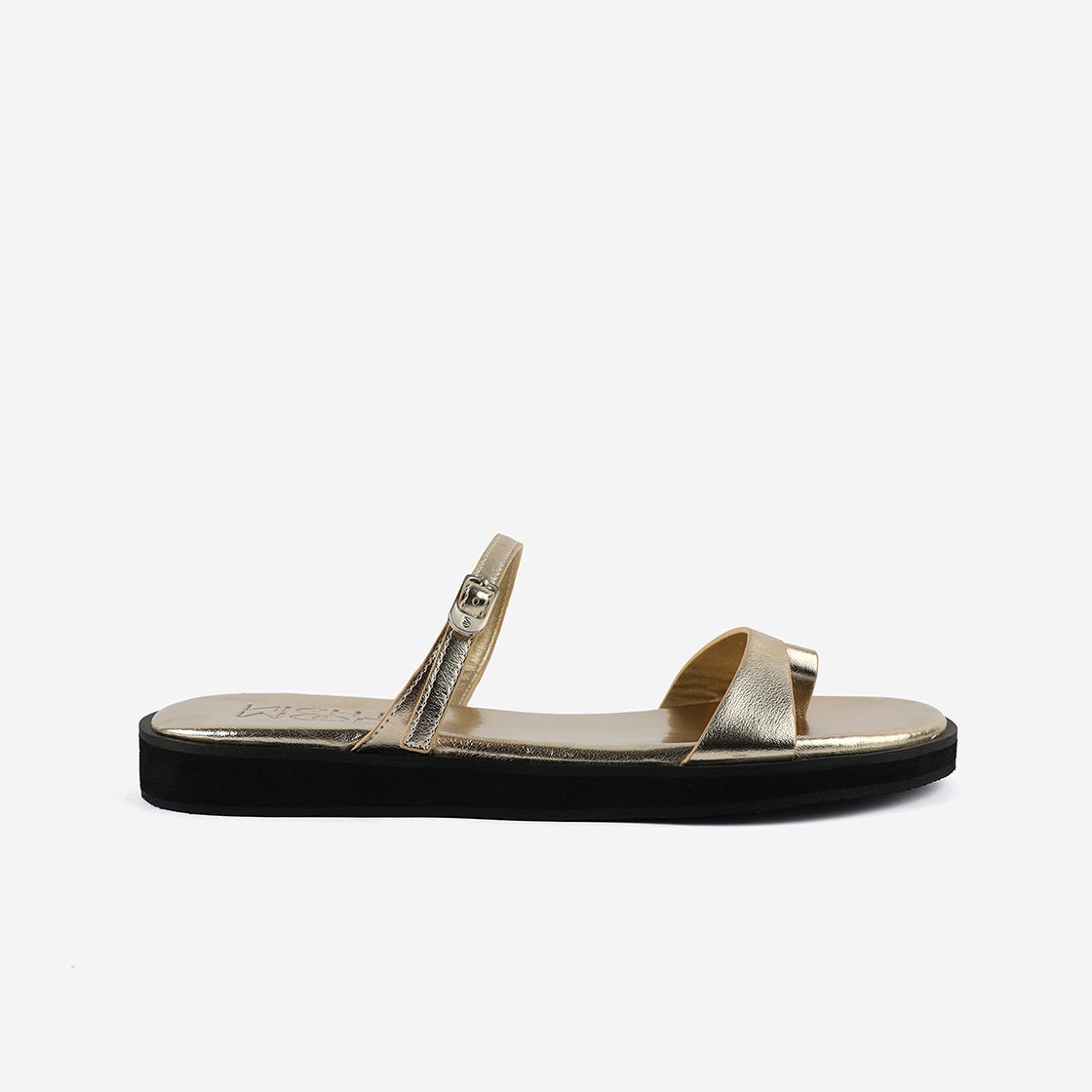 무드나잇 베티 토 포인트 플랫폼 슬라이드 샌들 골드 | MOODNIGHT | KREAM