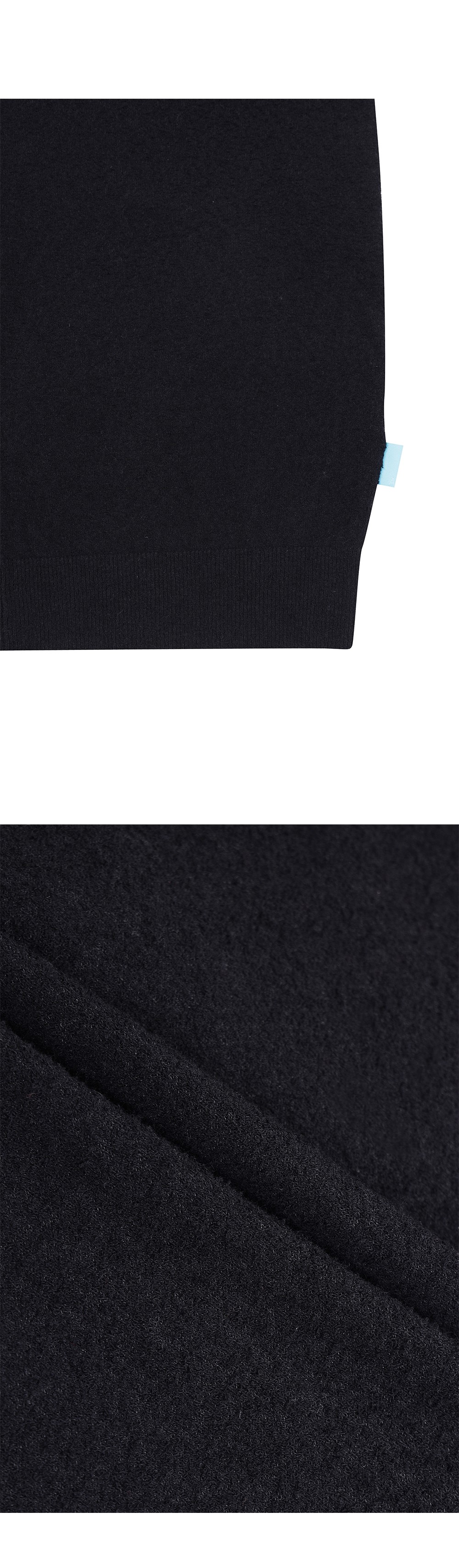 아모프레 에코 크루넥 가디건 블랙 | AMOUPRE | KREAM