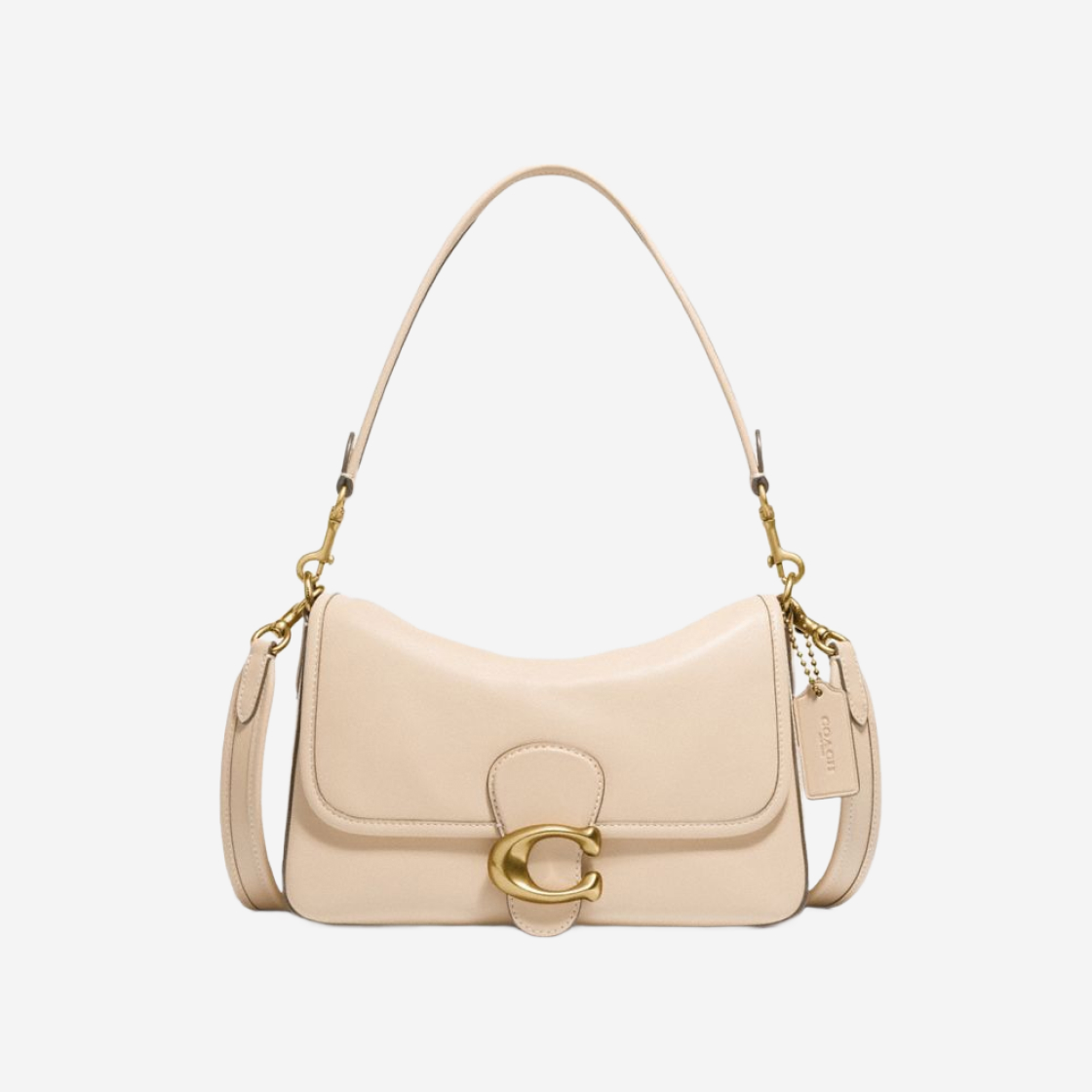 코치 소프트 태비 숄더백 아이보리 | Coach | KREAM