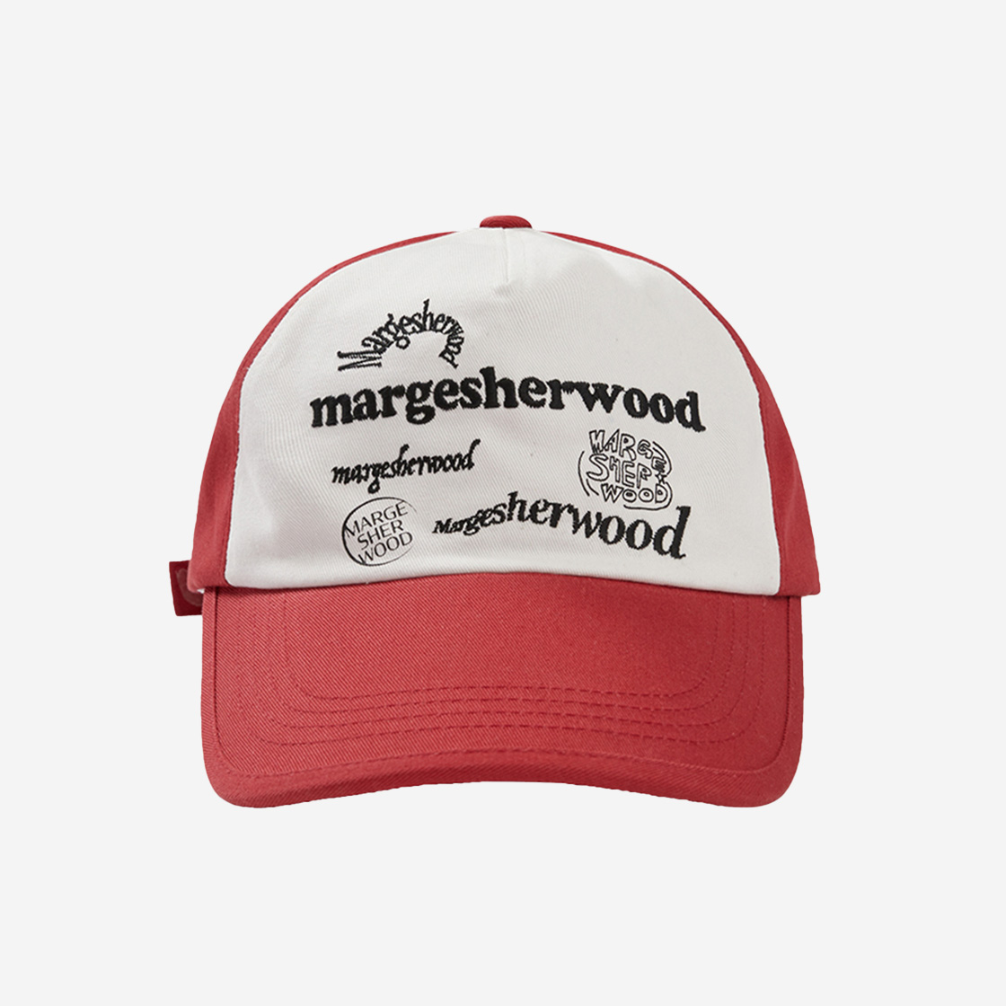 마지셔우드 컬러믹스 볼캡 레드 화이트 | Margesherwood | KREAM