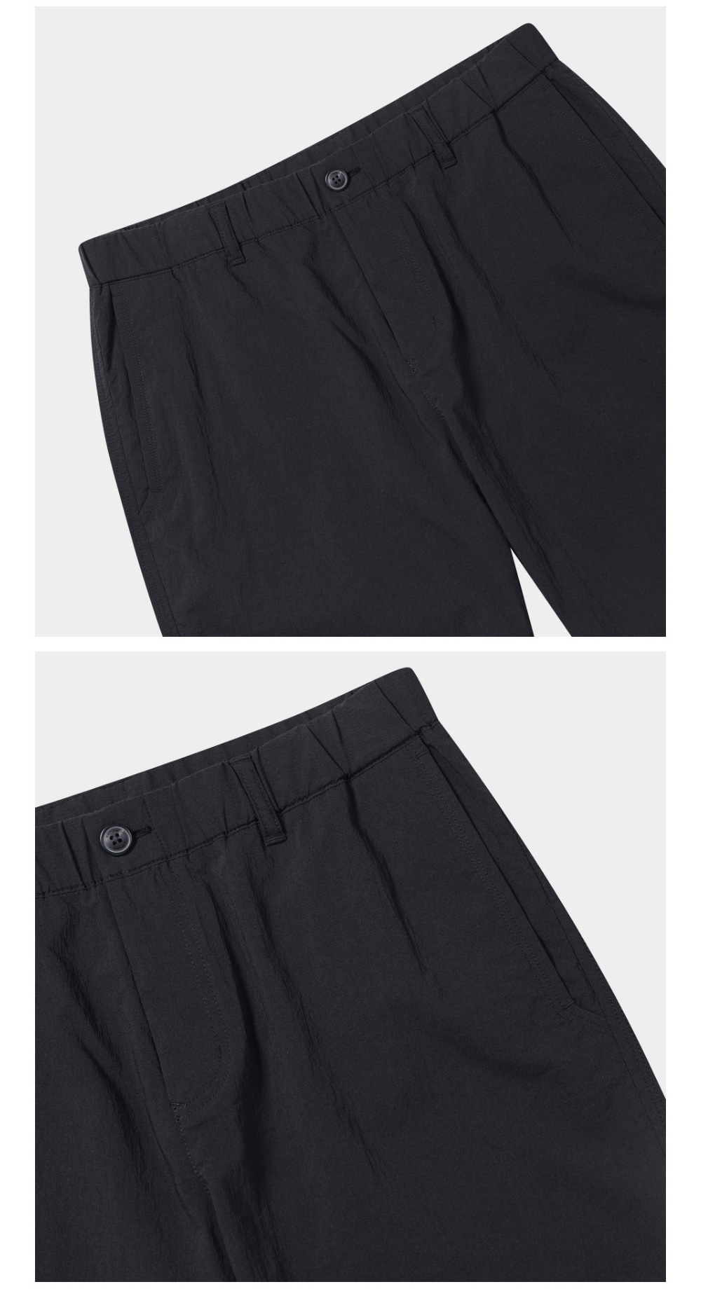 시리즈 수입소재 화섬 나일론 루즈핏 쇼츠 블랙 | SERIES | KREAM