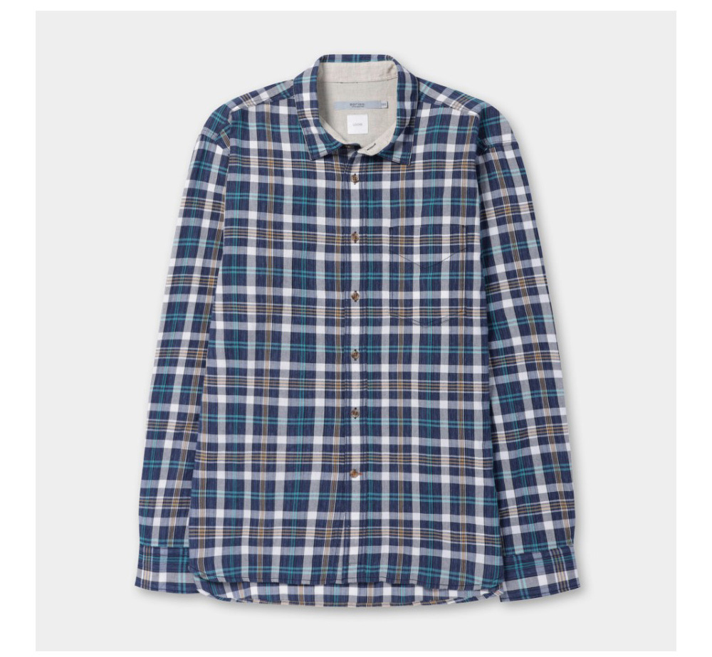 시리즈 CL 청개구리 체크 셔츠 블루 | SERIES | KREAM