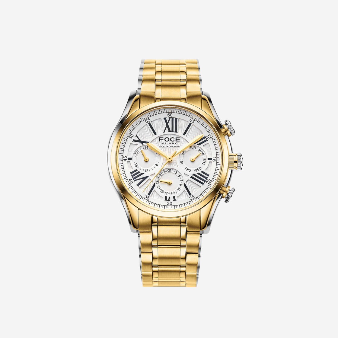 포체 43mm 메탈 워치 골드 | Foce | KREAM