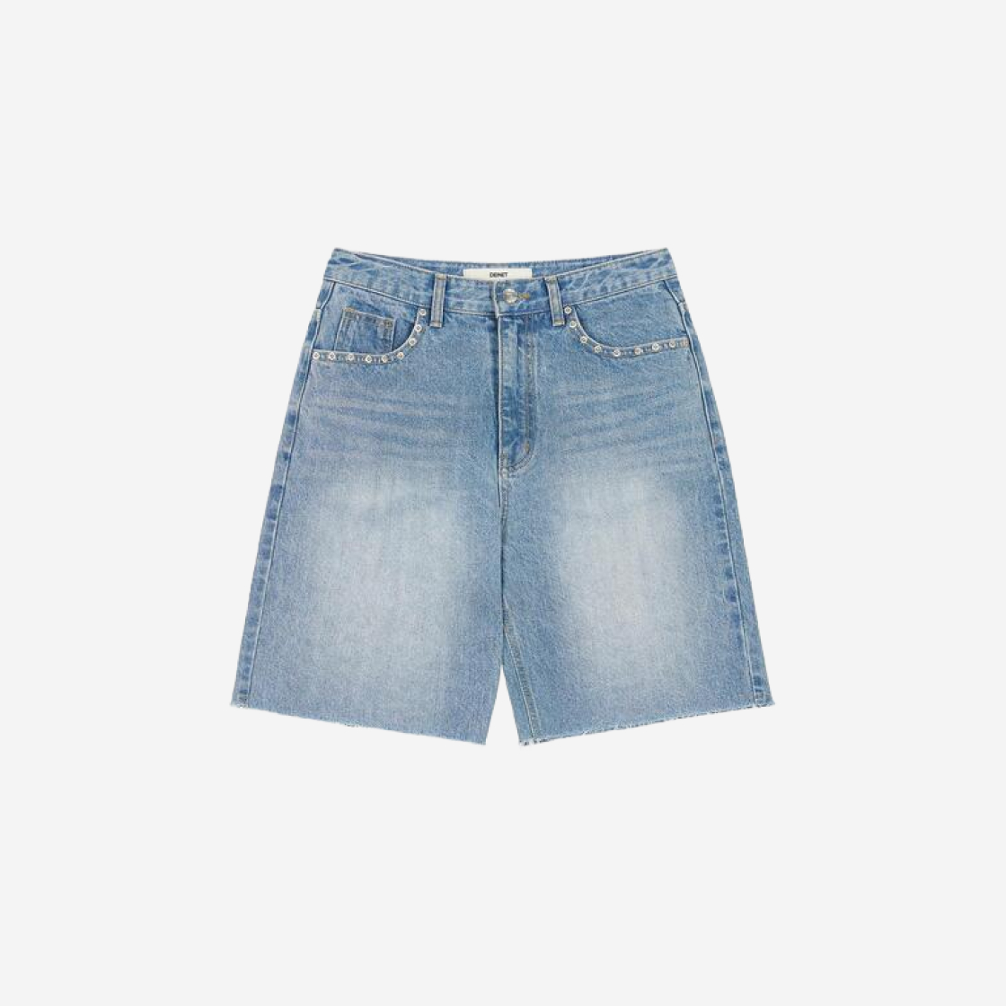 (W) 다이닛 스터드 데님 쇼츠 라이트 블루 | Deinet | KREAM
