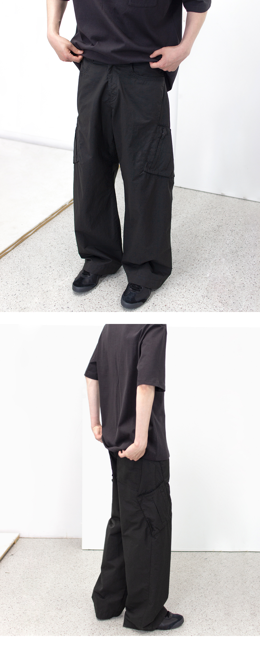 고낙 페이즈 6p 카고 팬츠 워시드 블랙 | Gonak | KREAM