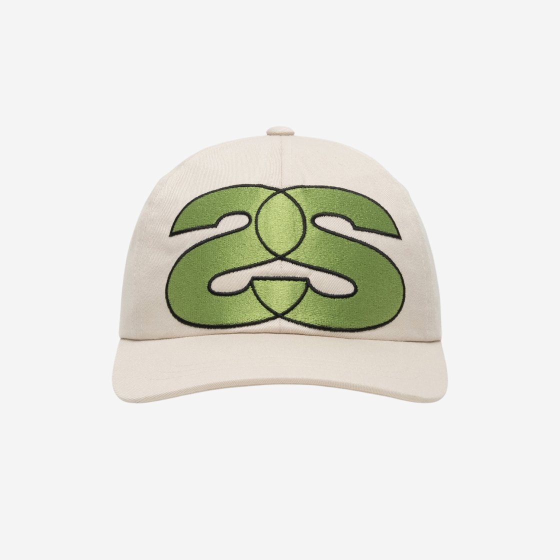 스투시 빅 Ss 로우 프로 스냅백 스톤 Stussy Kream