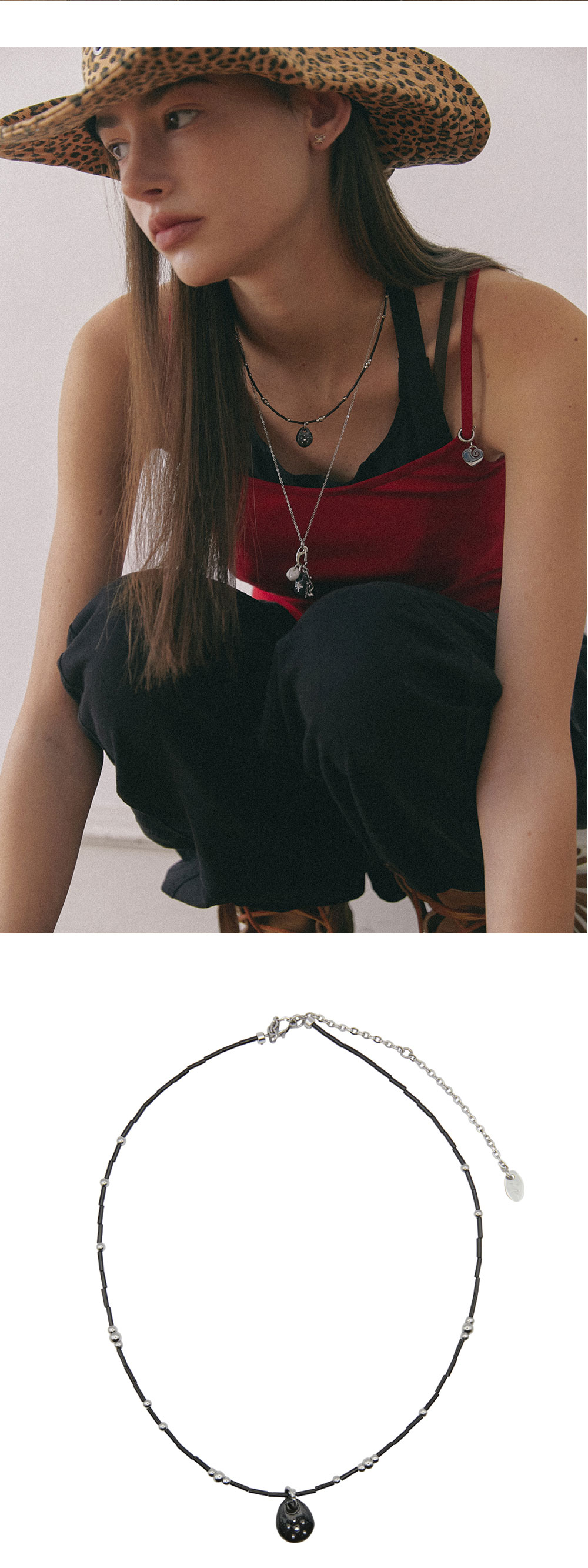 엔프프 스타더스트 네크리스 블랙 | Nff | KREAM