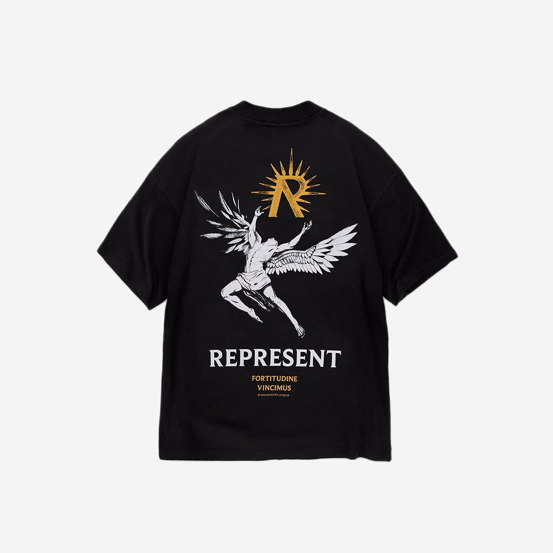 리프레젠트 이카루스 티셔츠 제트 블랙 | Represent | KREAM