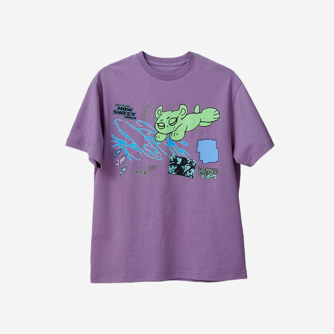 뉴진스 하우 스위트 티셔츠 민지 퍼플 | NewJeans | KREAM