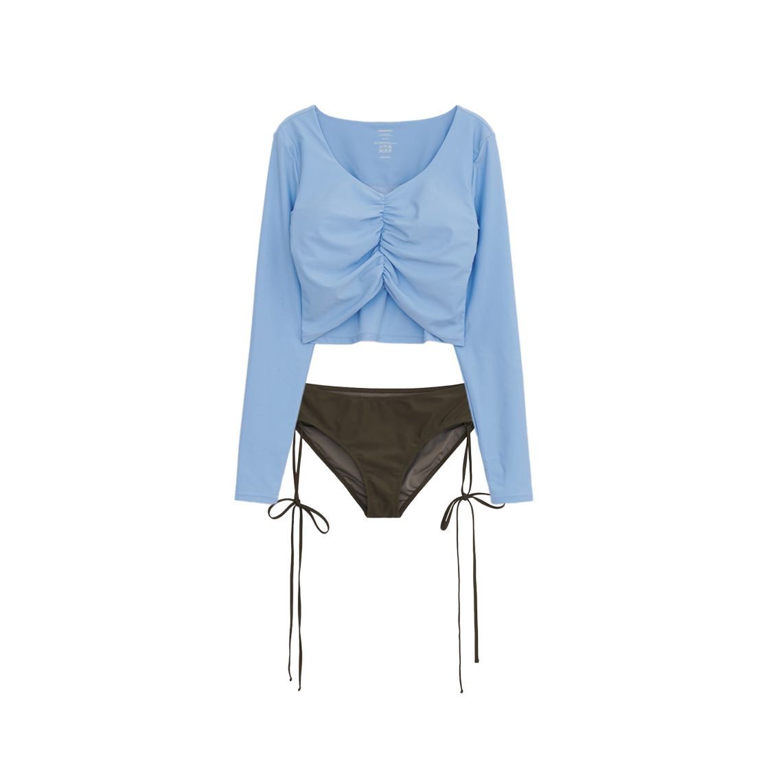 다이애그널 셔링 래쉬가드 세트 믹스 | DIAGONAL | KREAM