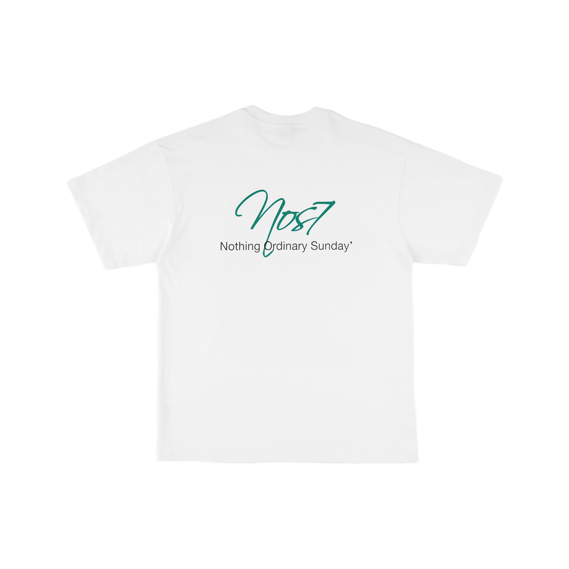 NOS7 핸드라이팅 티셔츠 화이트그린 | NOS7 | KREAM