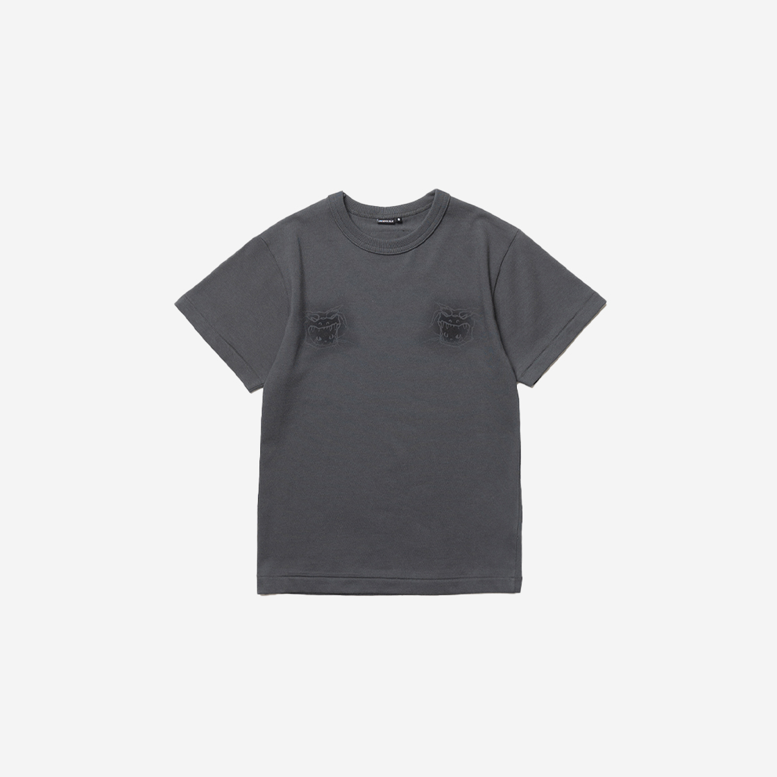 언노운 블루 용냥이 티셔츠 다크 그레이 | UNKNOWN BLUE | KREAM