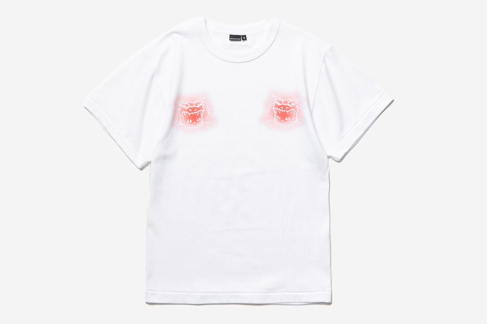 언노운 블루 용냥이 티셔츠 화이트 | UNKNOWN BLUE | KREAM