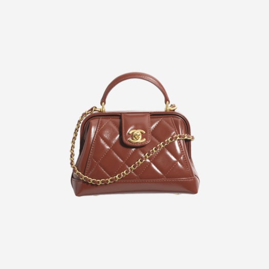 샤넬 체인 미니백 램스킨 & 골드 메탈 화이트 | Chanel | KREAM