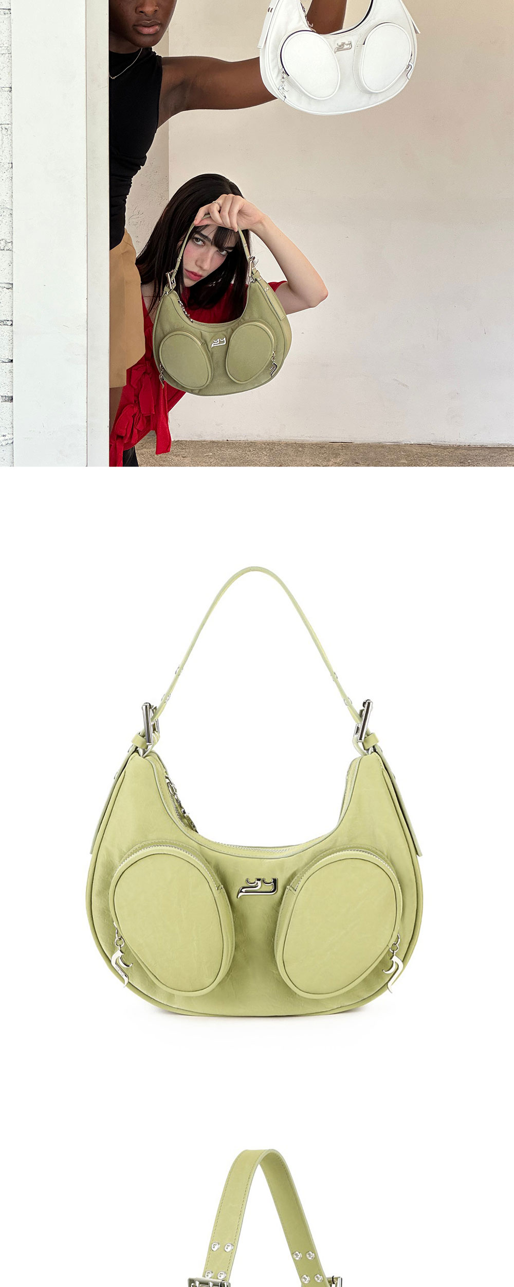 이에이에 루나백 세이지 그린 | YIEYIE | KREAM