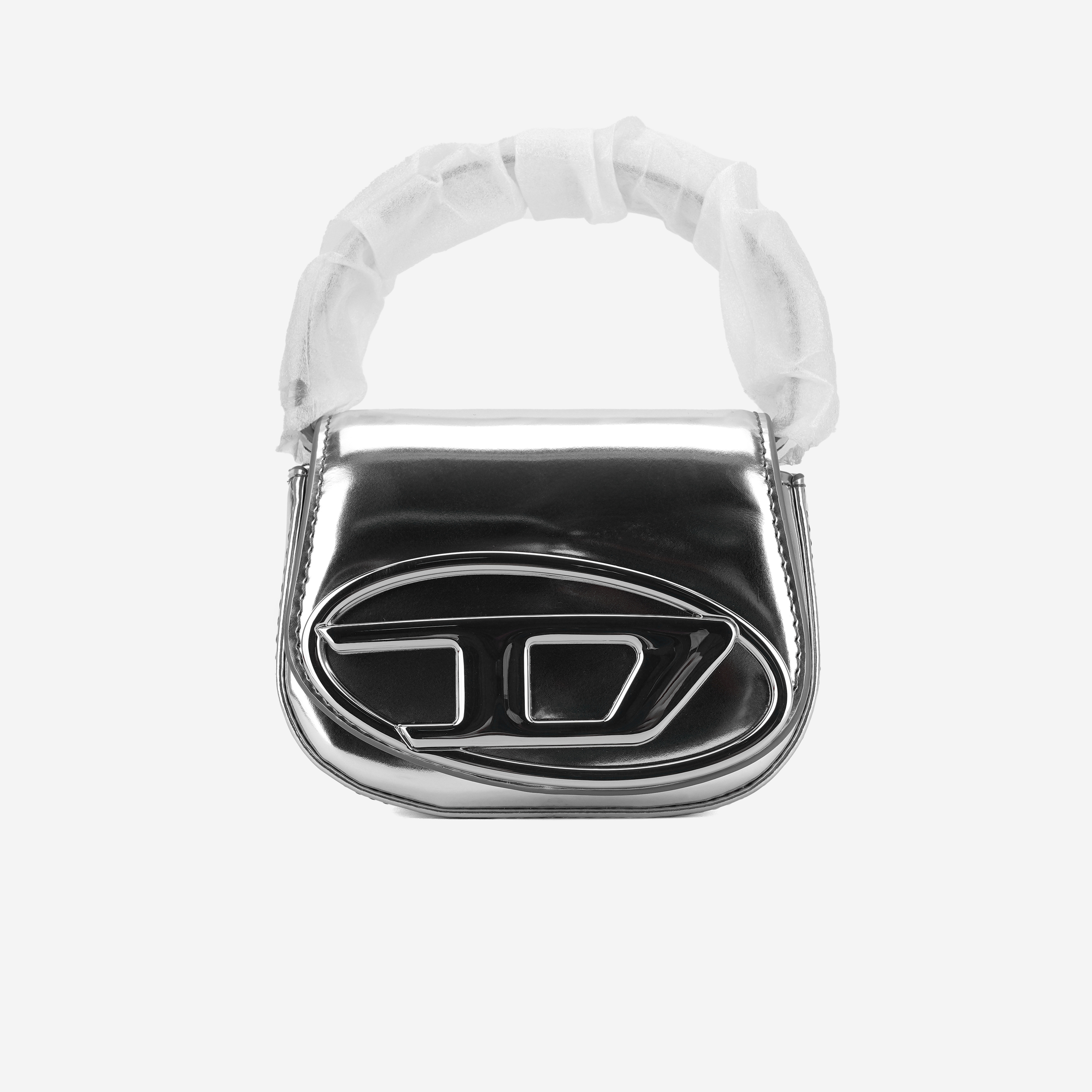 디젤 1DR 미니백 인 미러드 레더 실버 | KREAM