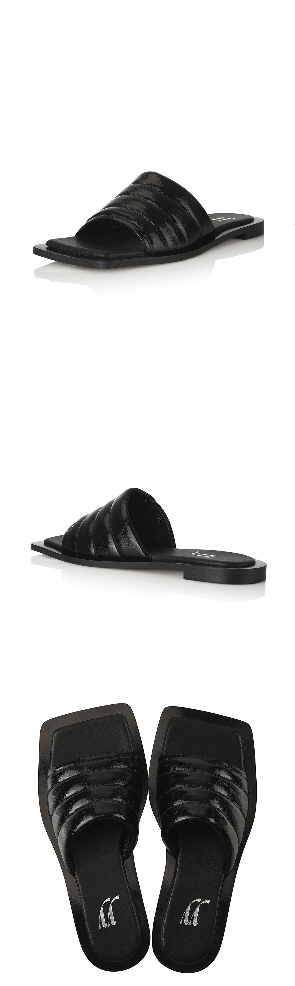 이에이에 우먼 칼리 슬라이드 블랙 | YIEYIE | KREAM