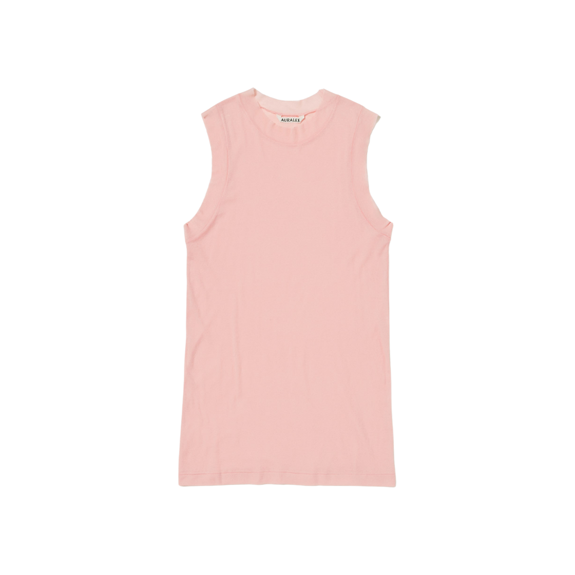 (W) 오라리 슈퍼 하이 게이지 시어 립 탱크 라이트 핑크 | Auralee | KREAM