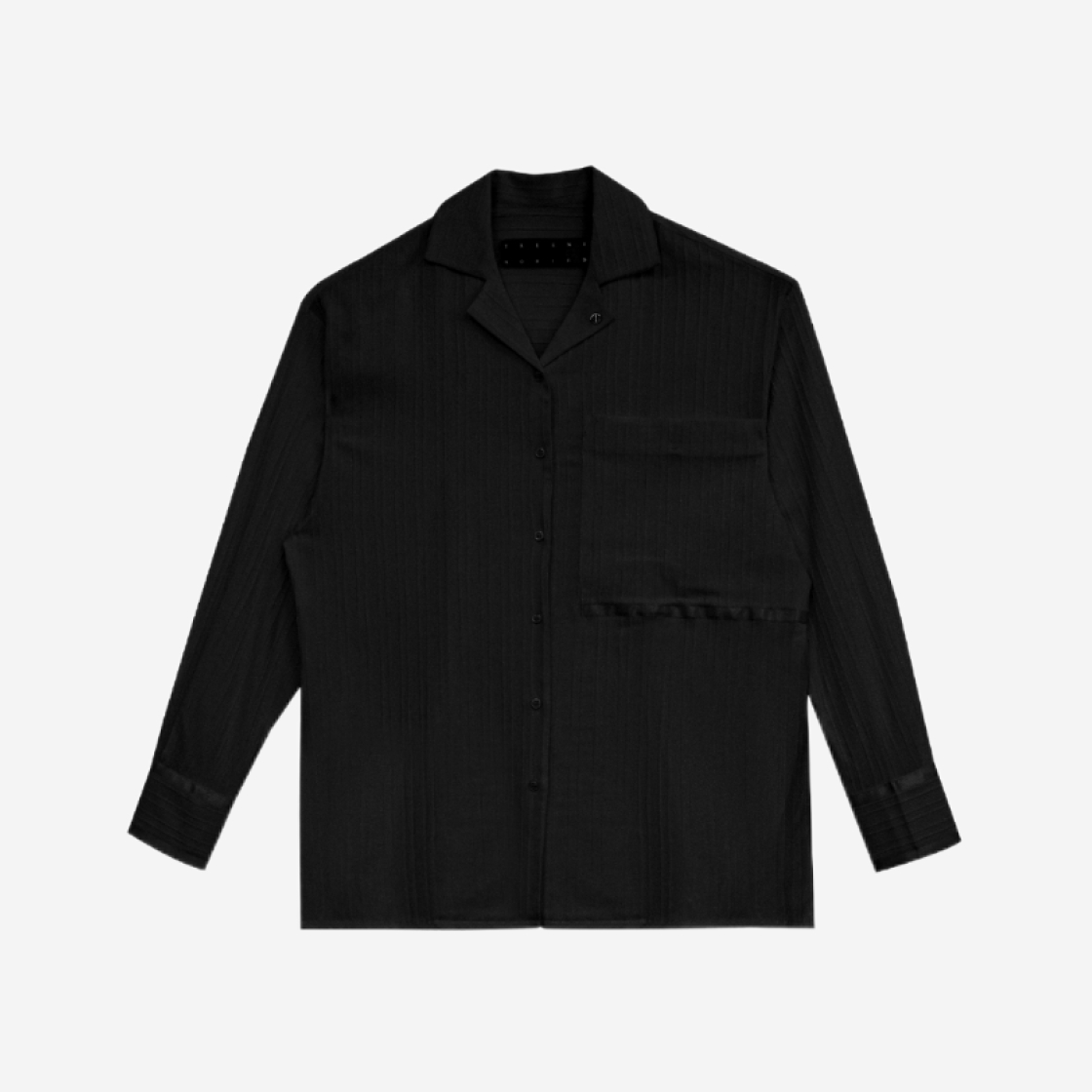 (W) 트리밍버드 이지 웨어 셋 업 셔츠 블랙 | Treemingbird | KREAM