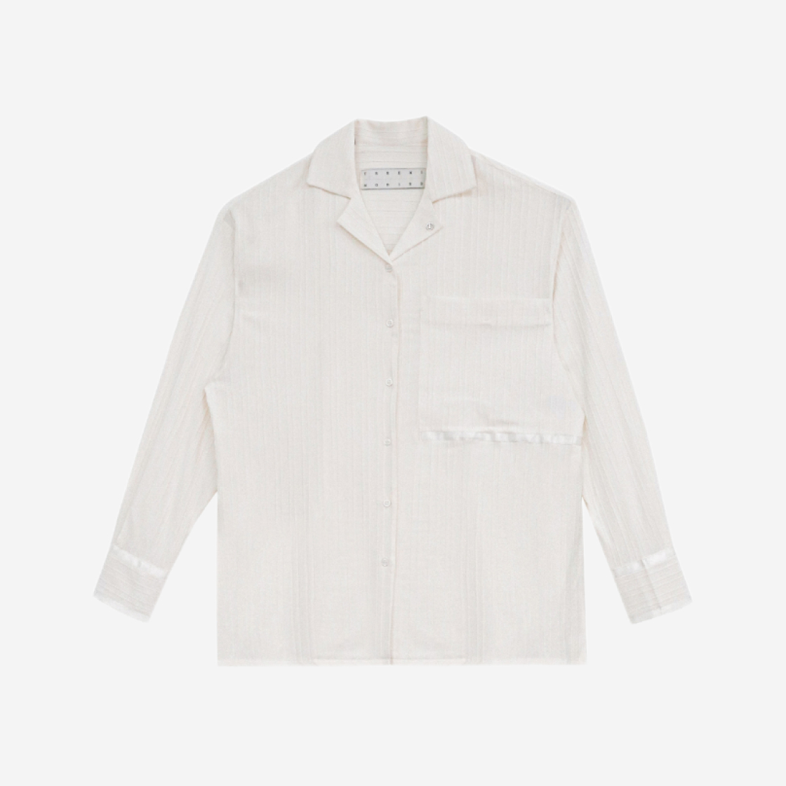 (W) 트리밍버드 이지 웨어 셋 업 셔츠 화이트 | Treemingbird | KREAM