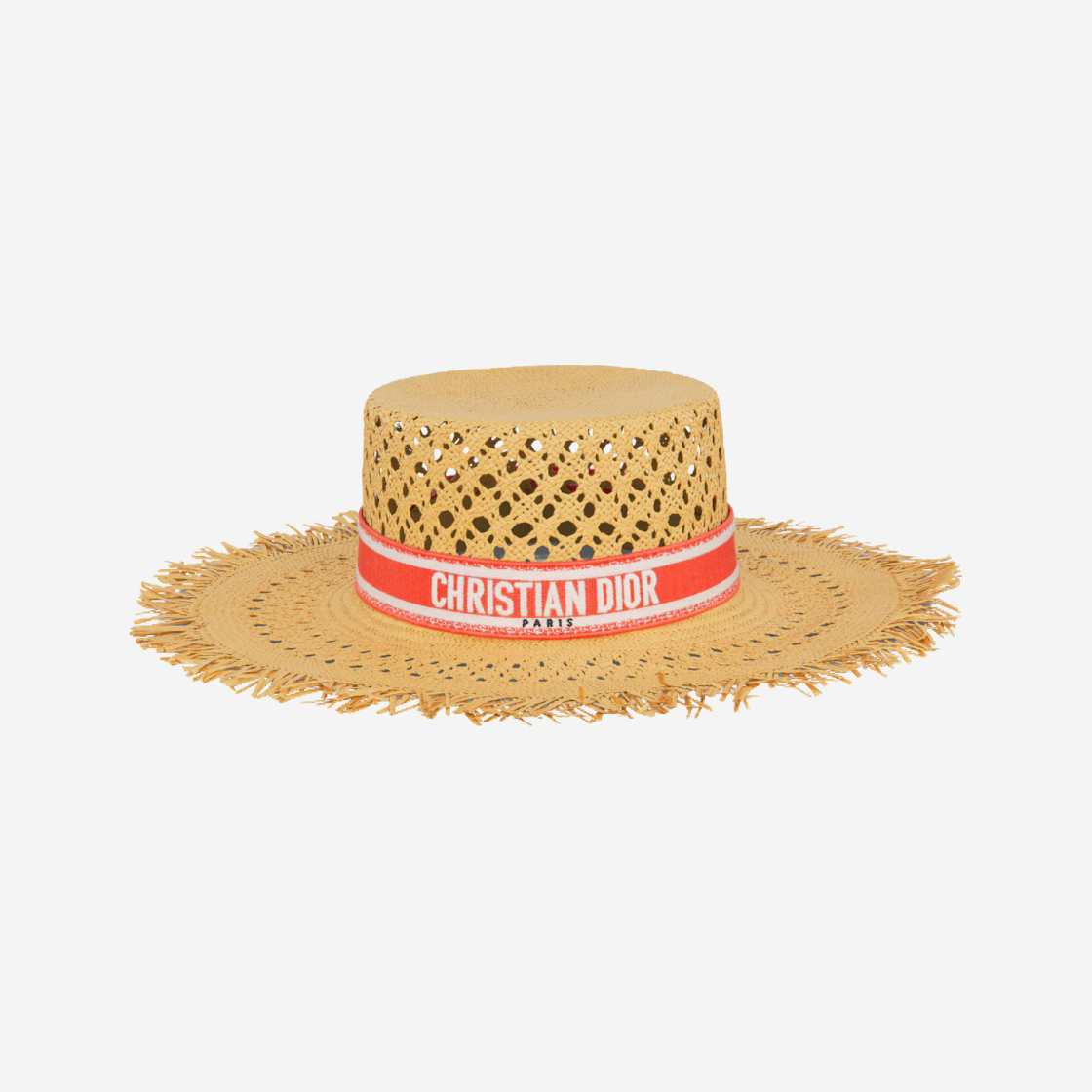 (W) 디올 리비에라 노틸리-D 스몰 브림 코랄 화이트 | Dior | KREAM