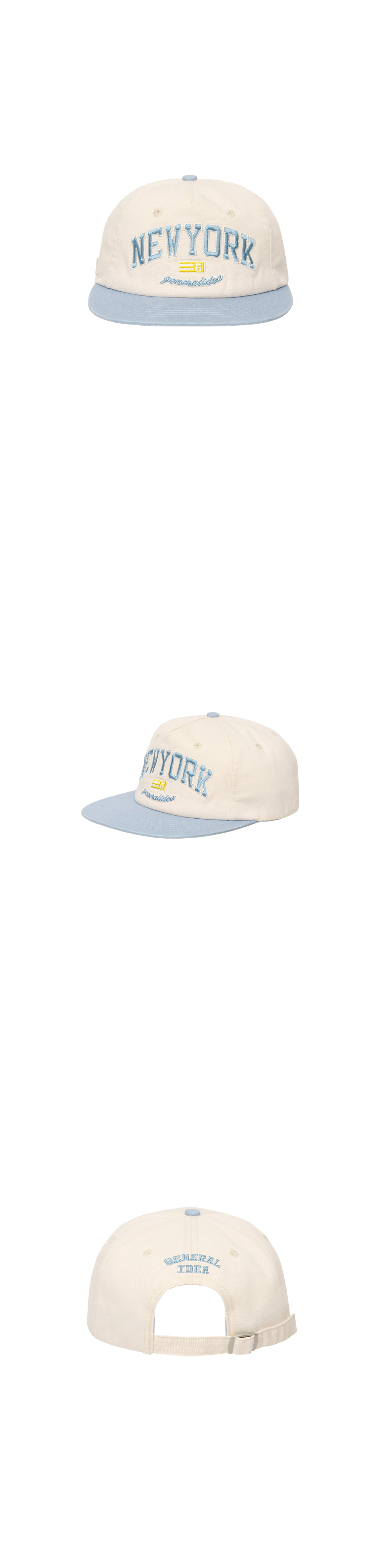 제너럴아이디어 유니섹스 뉴욕 레트로 볼캡 크림 | GENERAL IDEA | KREAM