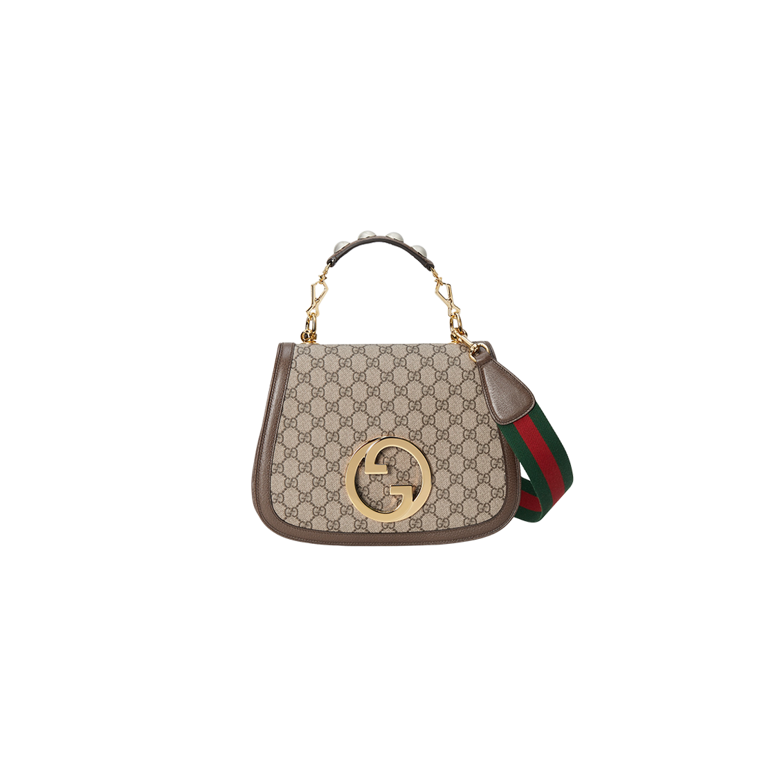구찌 블론디 미디움 탑 핸들 백 베이지 에보니 GG 슈프림 | Gucci | KREAM