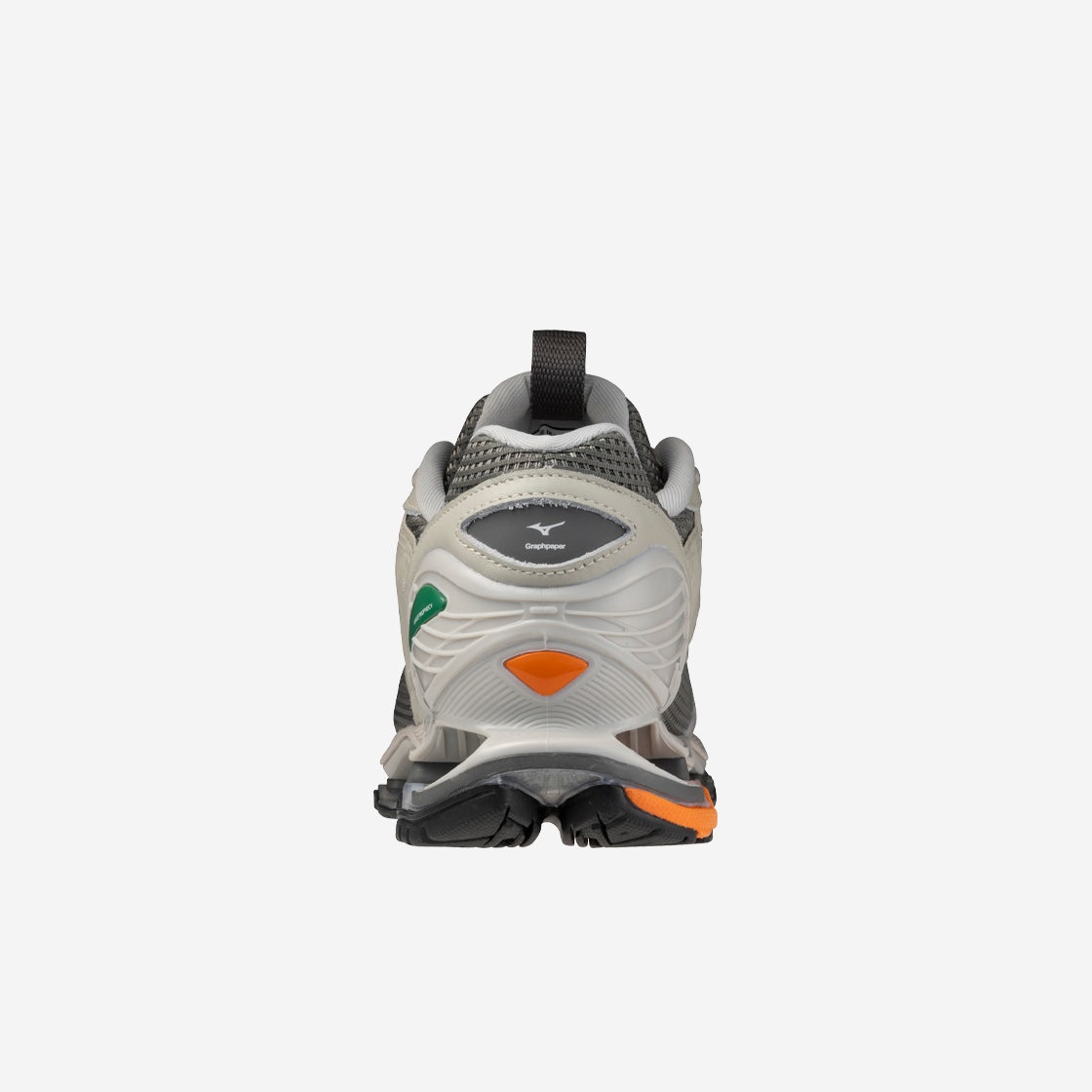 미즈노 X 그라프페이퍼 웨이브 프로페시 Ls 쿨그레이 3c 루너 락 바이브런트 오렌지 Mizuno Kream